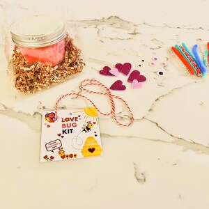 Make a Love Bug Kit, Valentine's Day Modeling Clay Kit, Valentine Kids ...