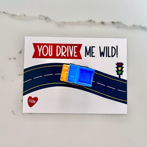 Car Valentines Day Cards for Kids, Valentines Day Car, Preschool ...