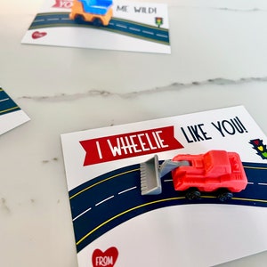 Car Valentines Day Cards for Kids, Valentines Day Car, Preschool ...