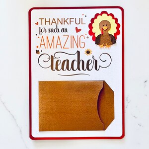 Thanksgiving Teacher Gift Card Holder, Thanksgiving Gift Card Holder ...