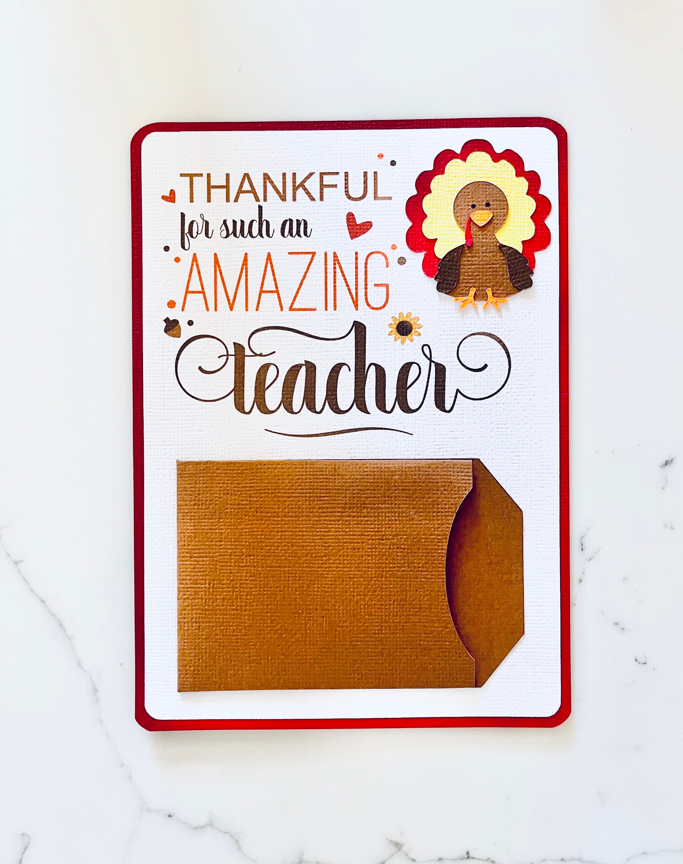 Thanksgiving Teacher Gift Card Holder, Thanksgiving Gift Card Holder ...