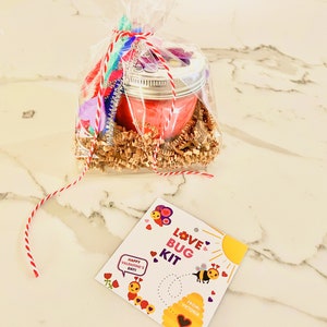 Make a Love Bug Kit, Valentine's Day Modeling Clay Kit, Valentine Kids ...