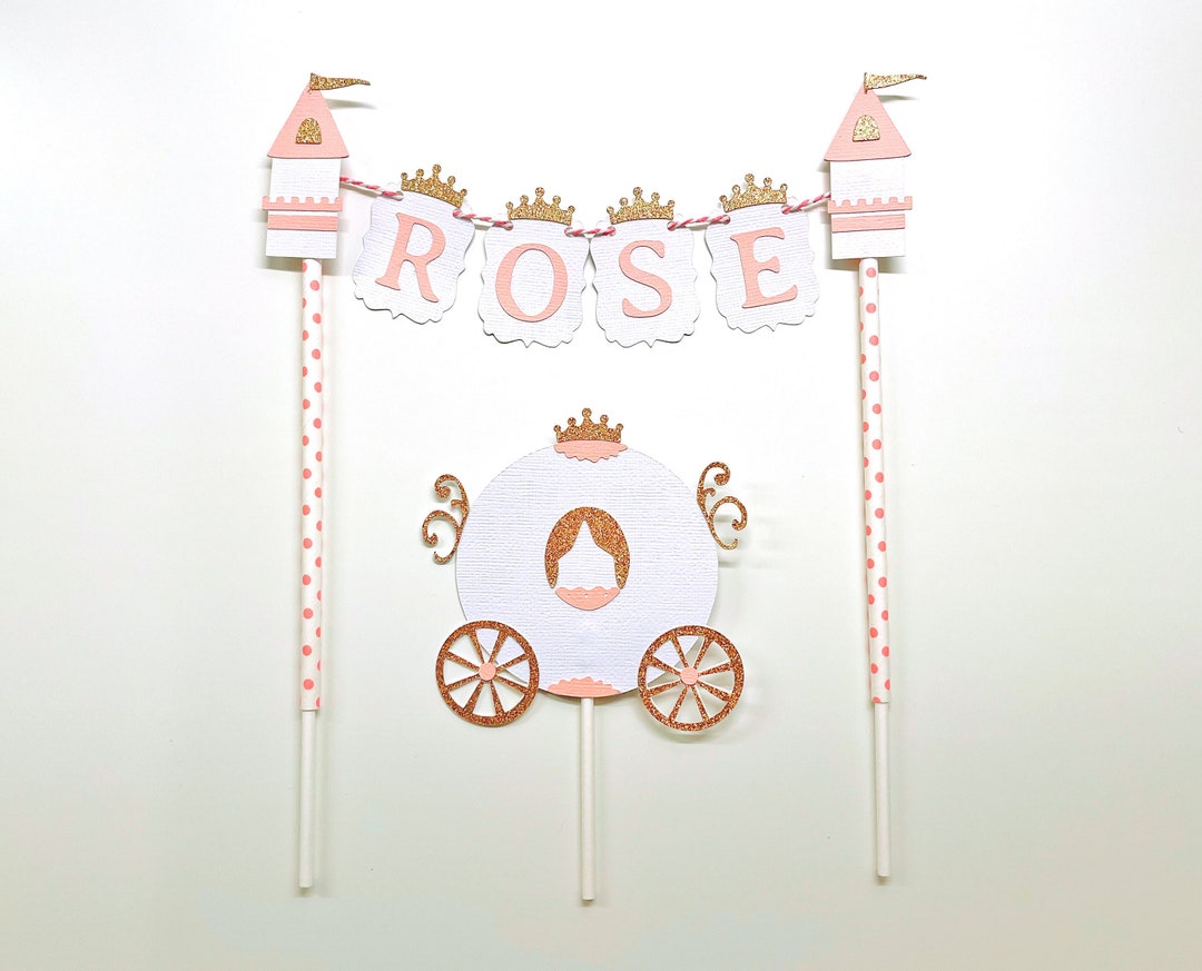 Princess Cake Topper, Princess Cake Decorations, Custom Princess ...