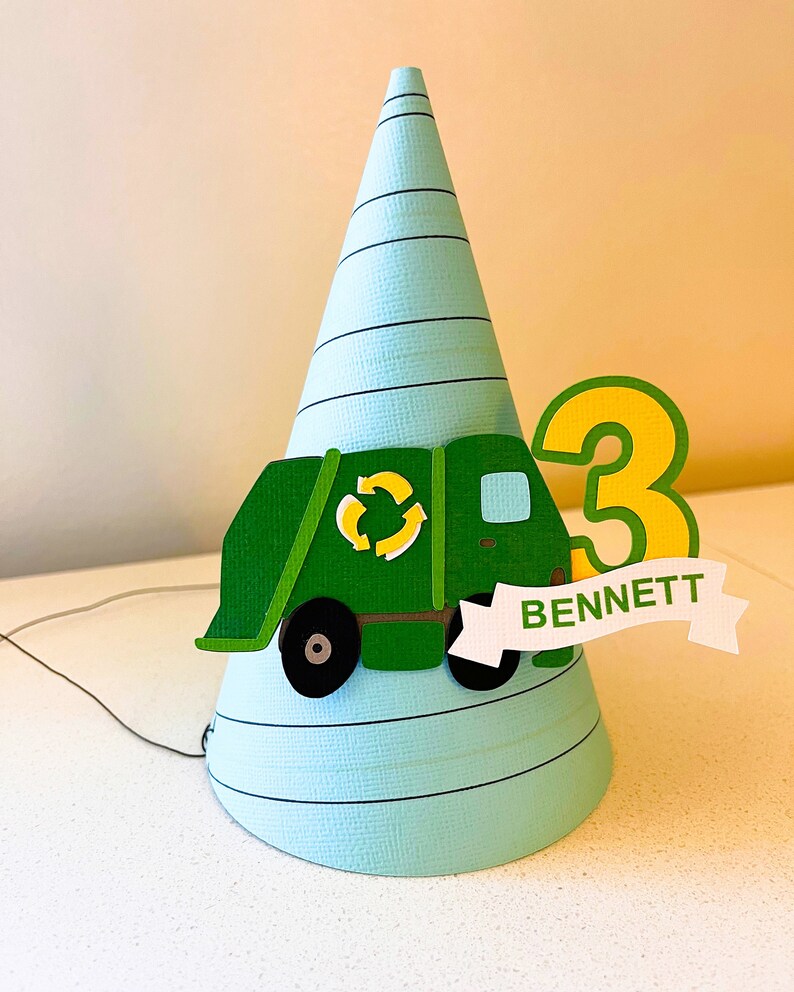 Garbage Truck Party Hat Trash Bash Party Hat Garbage Truck - Etsy