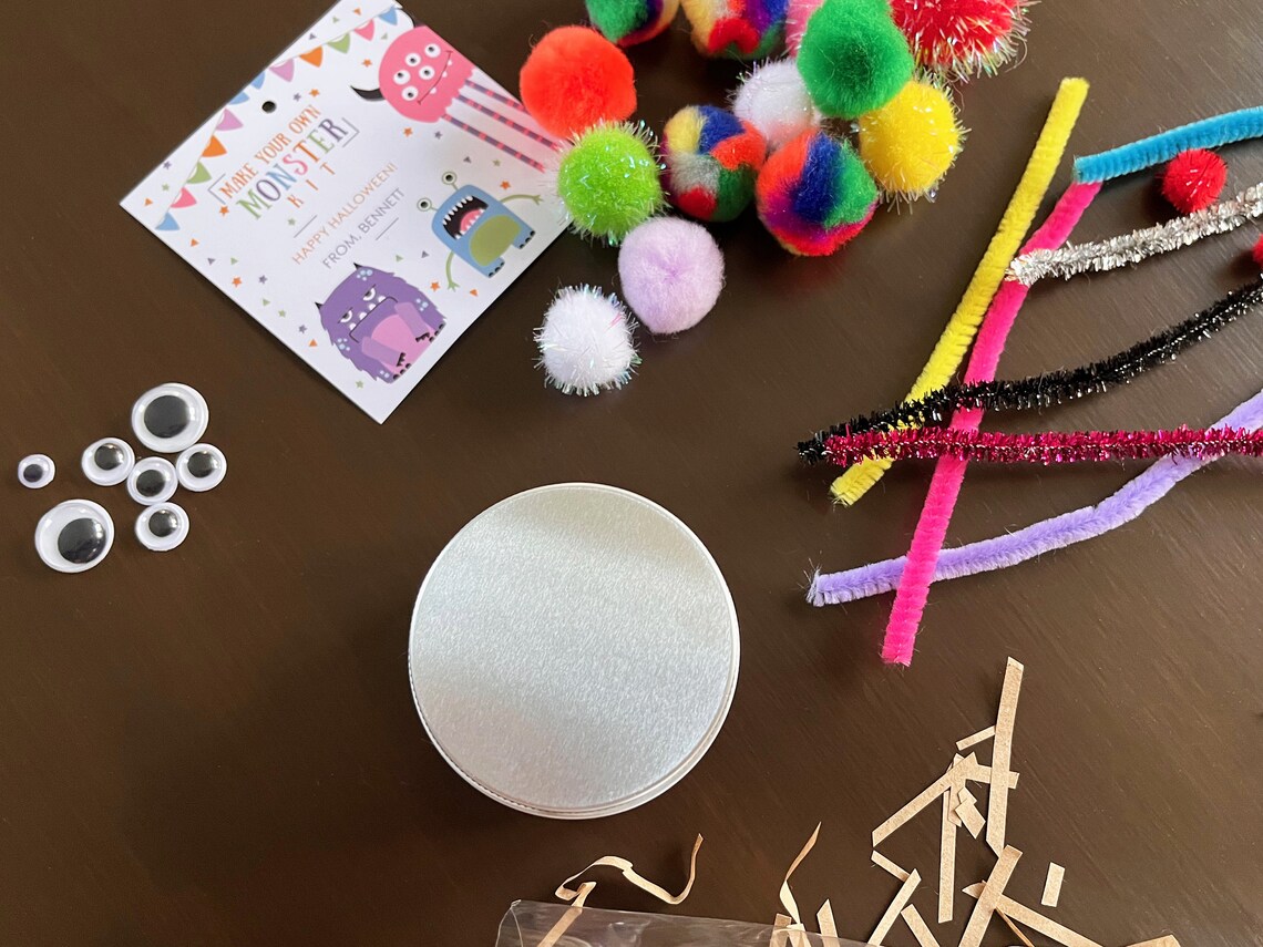 Halloween Monster Kits Build Your Own Monster Kit Halloween - Etsy