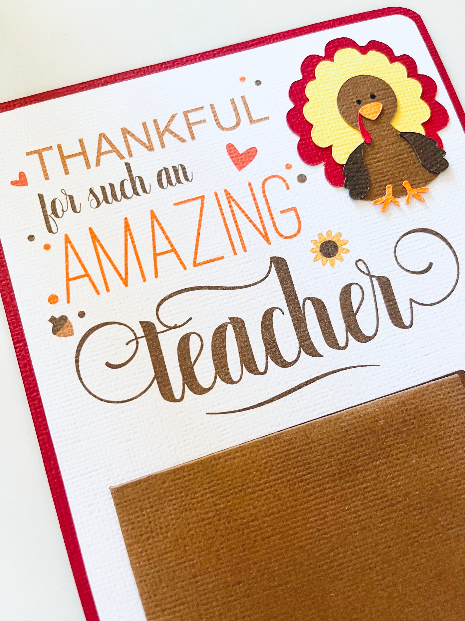 Thanksgiving Teacher Gift Card Holder, Thanksgiving Gift Card Holder ...