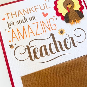 Thanksgiving Teacher Gift Card Holder, Thanksgiving Gift Card Holder ...
