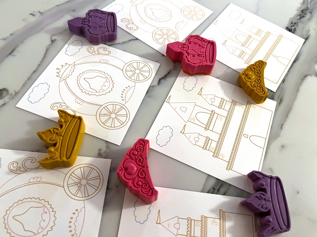 Princess Party Favors, Princess Crown Crayons, Toddler Party Favors ...