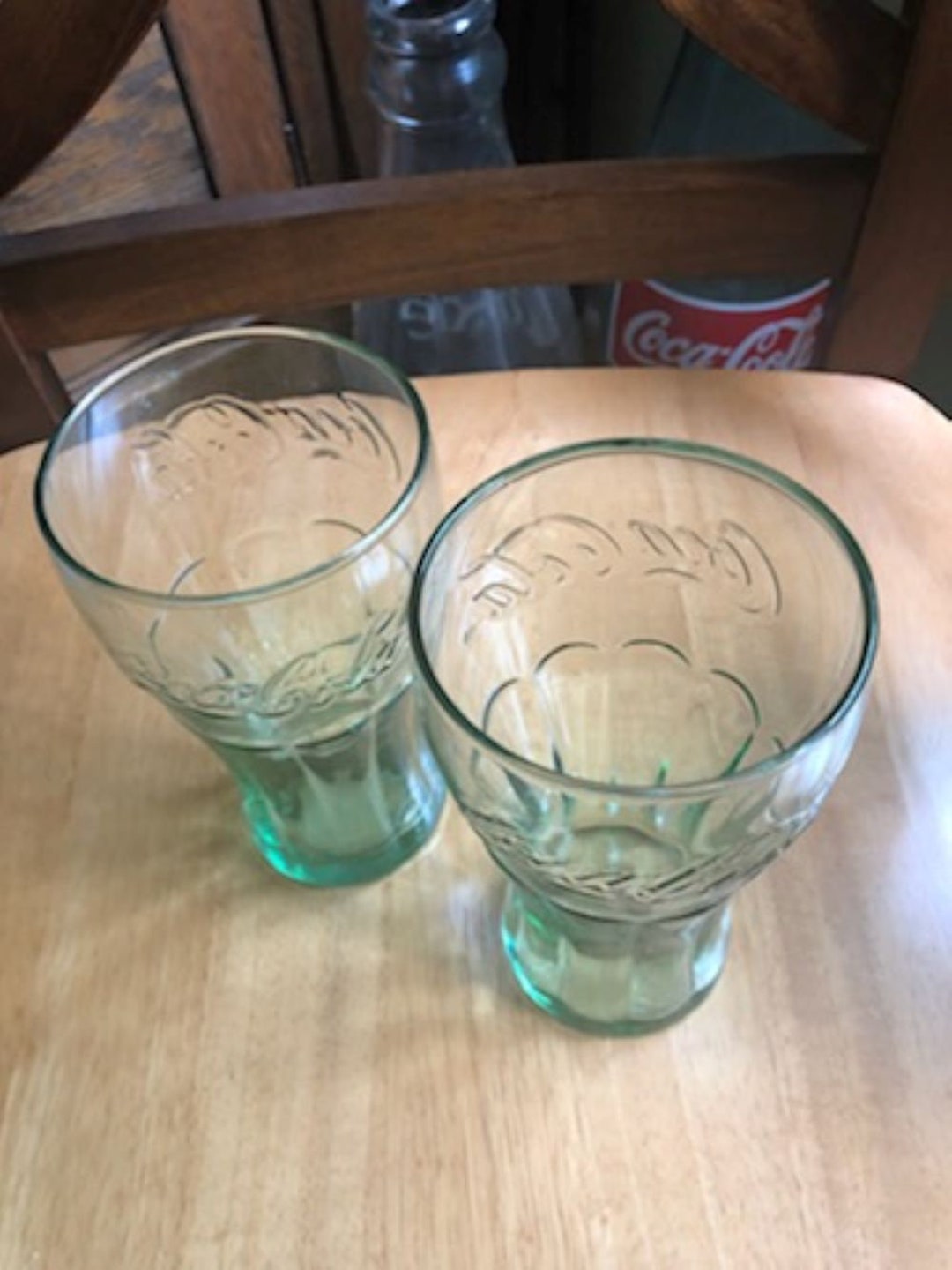 Coca Cola Green Glasses - Etsy