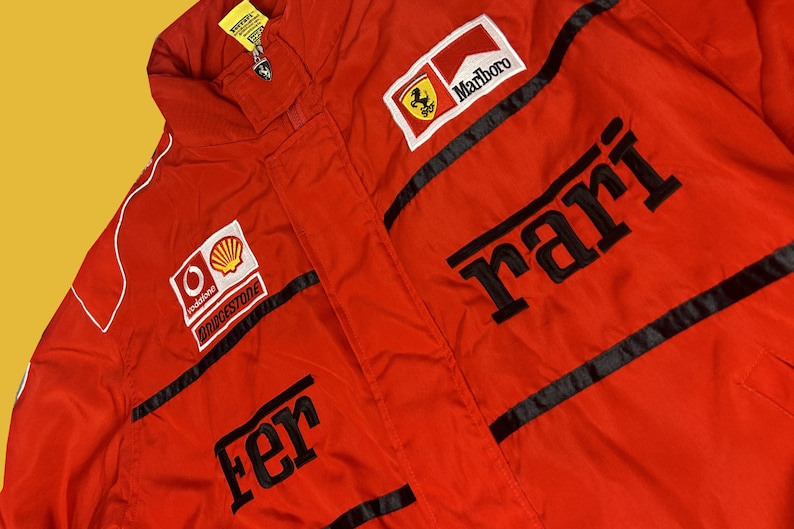 Vintage 1996 Ferrari Michael Schumacher F1 Jacket XXL Size - Etsy