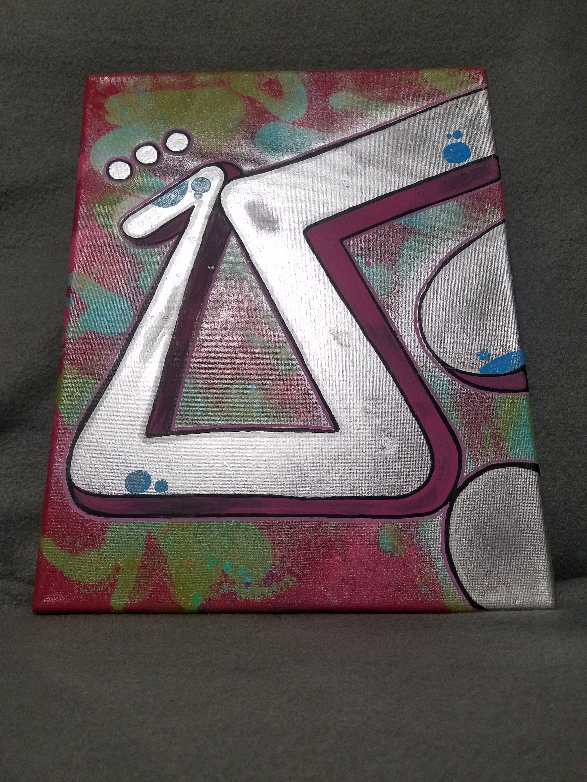 Chrome Graffiti Style Art - Etsy