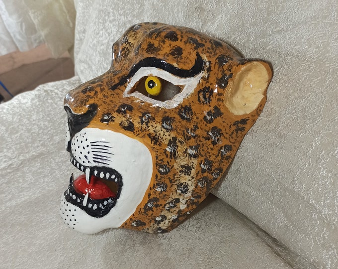 Beautiful Wooden Jaguar Mask From the Town of Jaltotan - Etsy