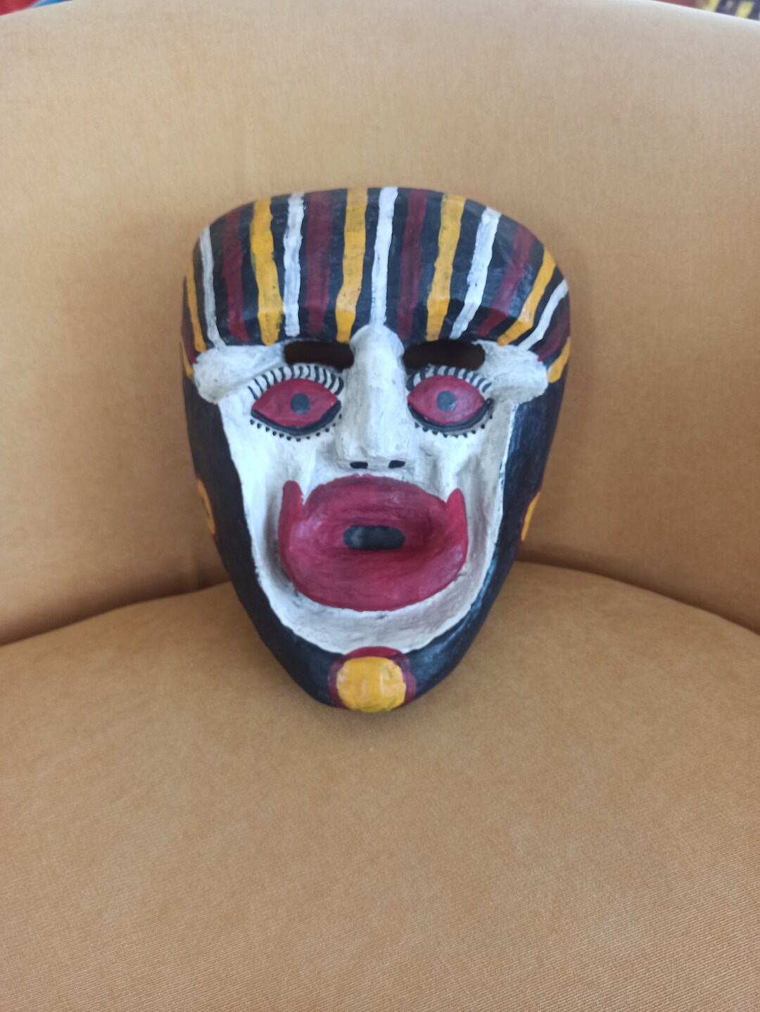 Mexican Vintage Folk Art Mask - Etsy