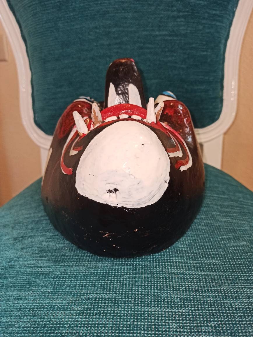 Beautiful Mexican Wooden Mask of Tlacololero - Etsy