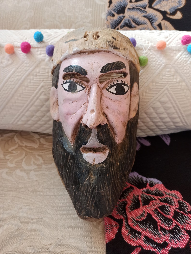 Old Mexican Mask of Pastorela - Etsy