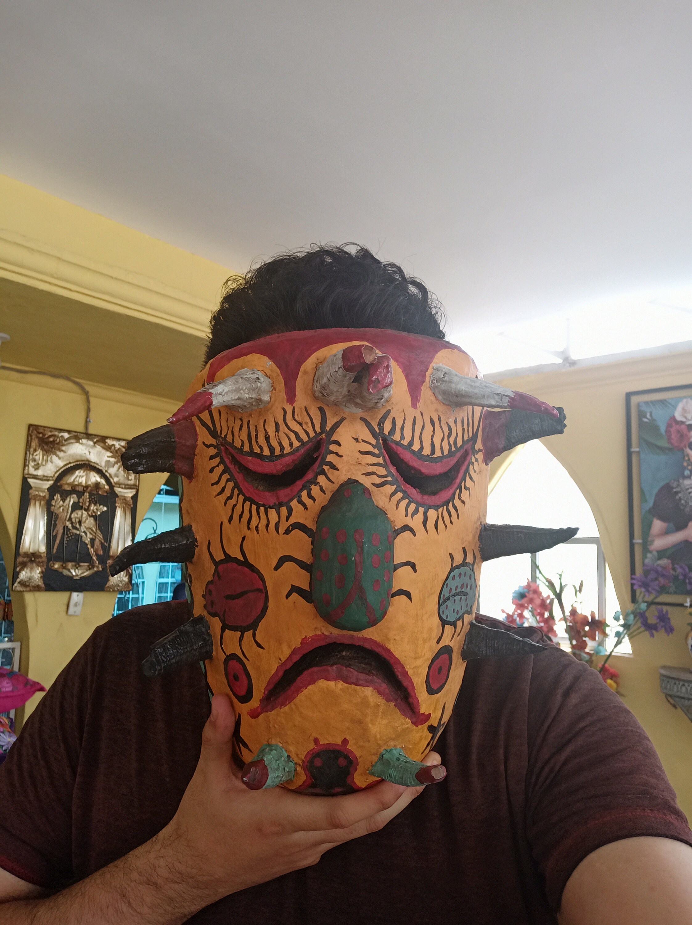 Beautiful Mexican Folk Art Mask - Etsy