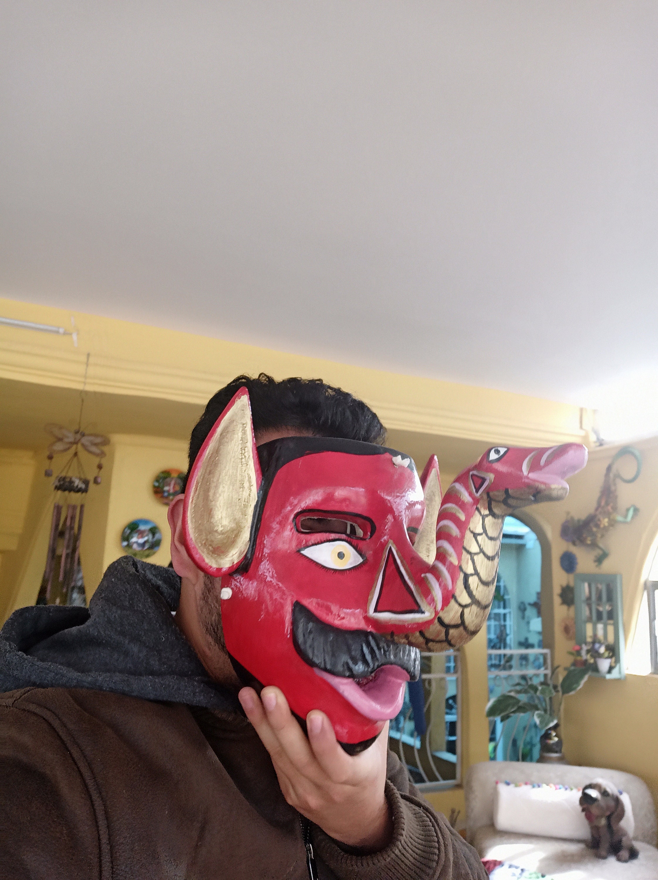 Authentic Mexican Wooden Mask of Moro Turco elotepec Town - Etsy