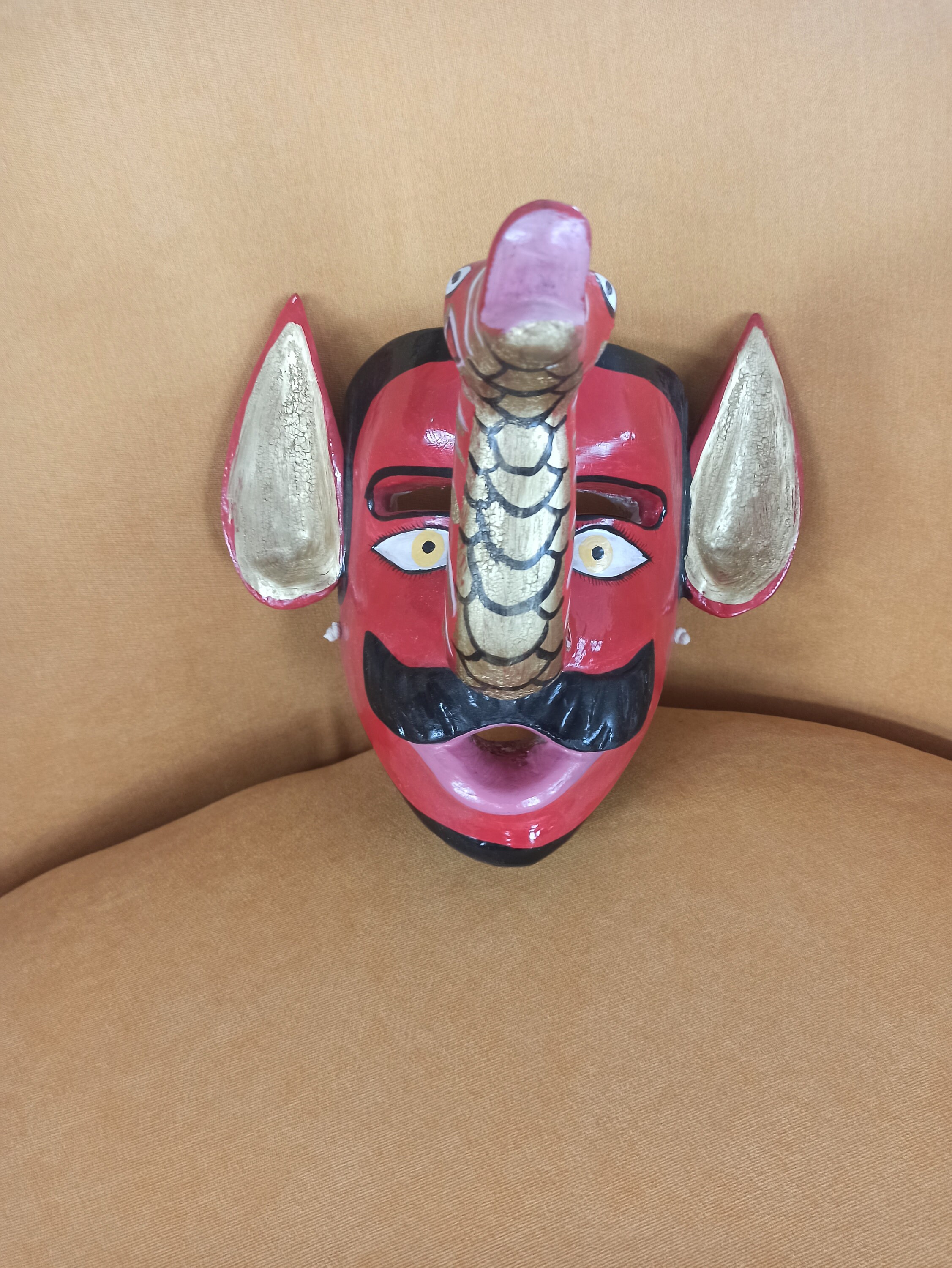 Authentic Mexican Wooden Mask of Moro Turco elotepec Town - Etsy