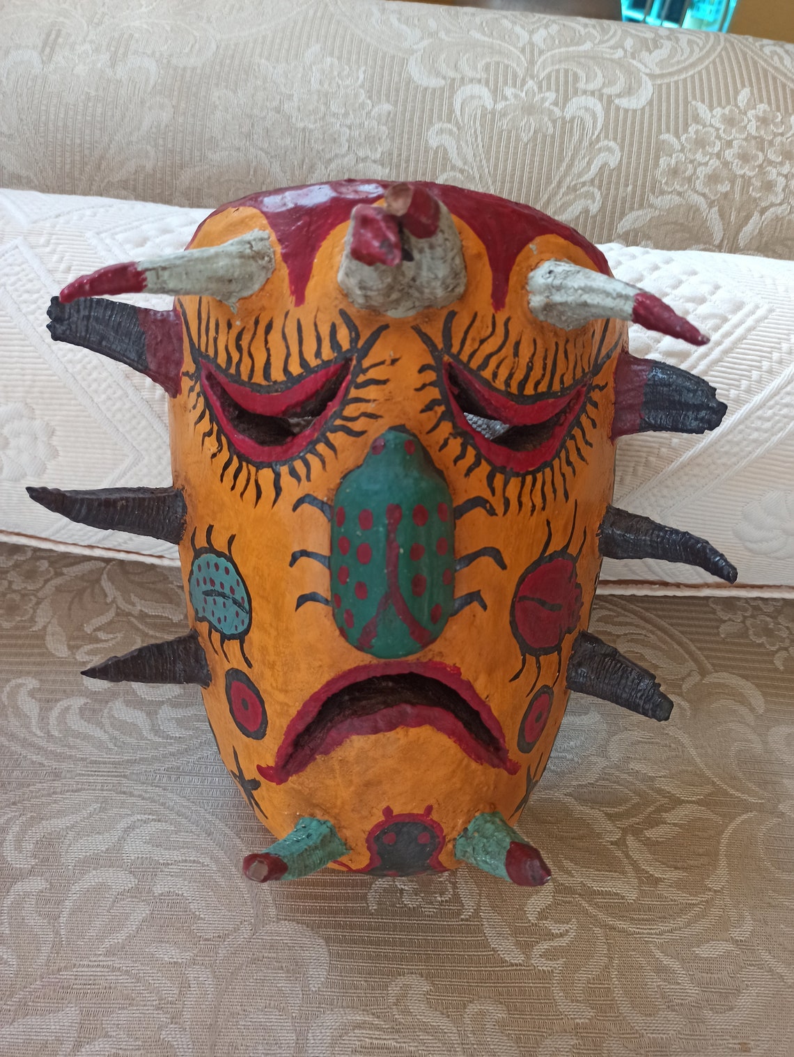 Beautiful Mexican Folk Art Mask - Etsy