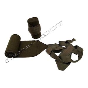 WW2 British Army Puttees - Green Wool Wraps Gaiters Pair Uniform ...