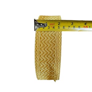 Artillery Gold Zink Wire Braid Lace 50mm for Army, Military, Uniform ...