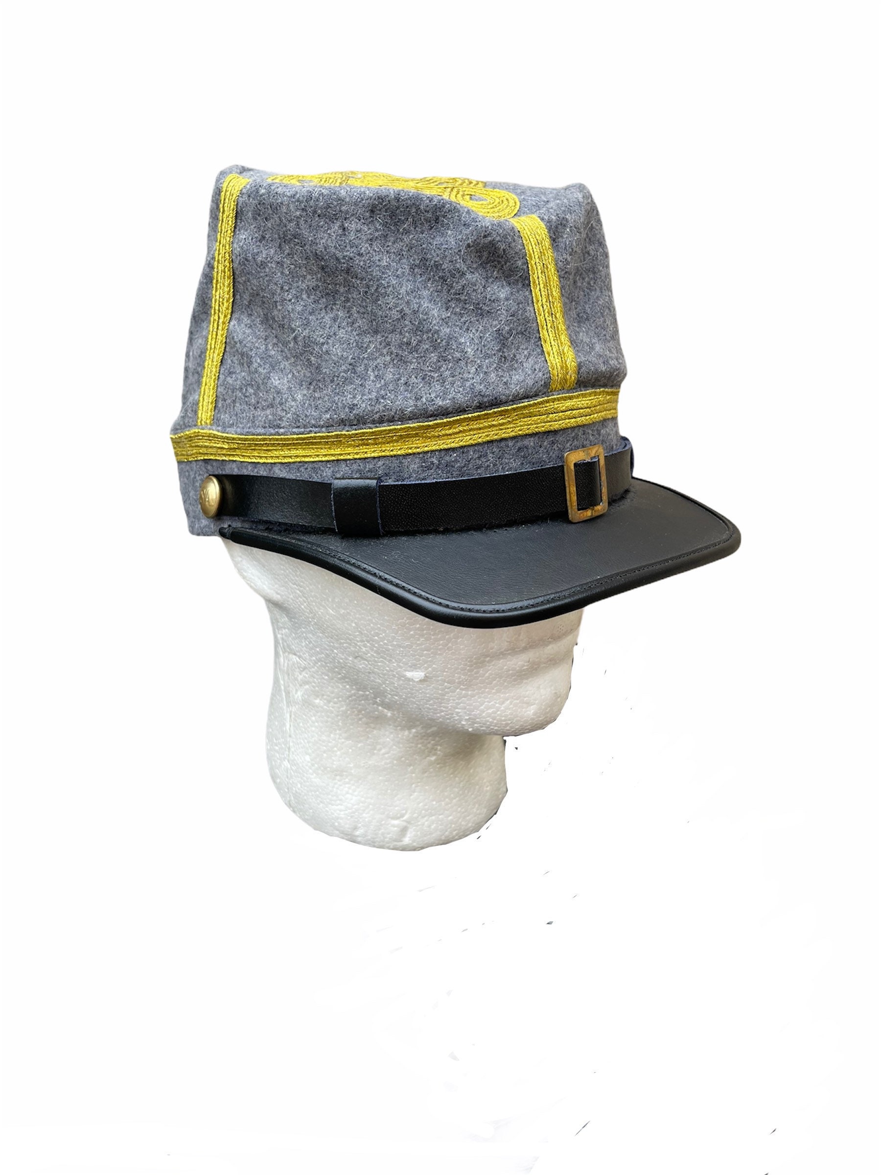 U.S Union civil war ACW Confederate cavalry Generals Kepi Hat | Etsy
