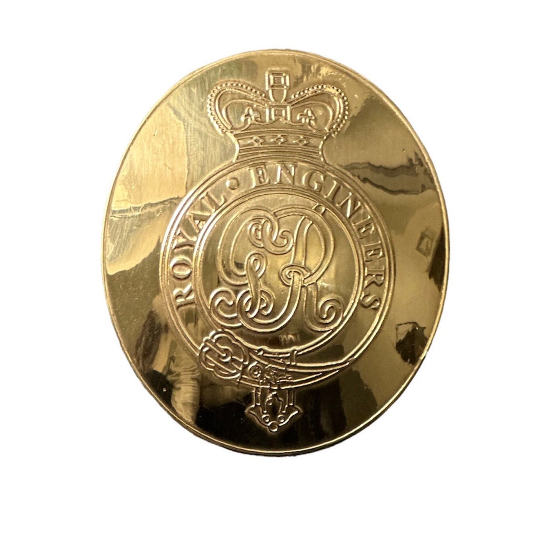 GR Cipher Crown ROYAL ENGINEERS Cross Belt Buckle - Etsy