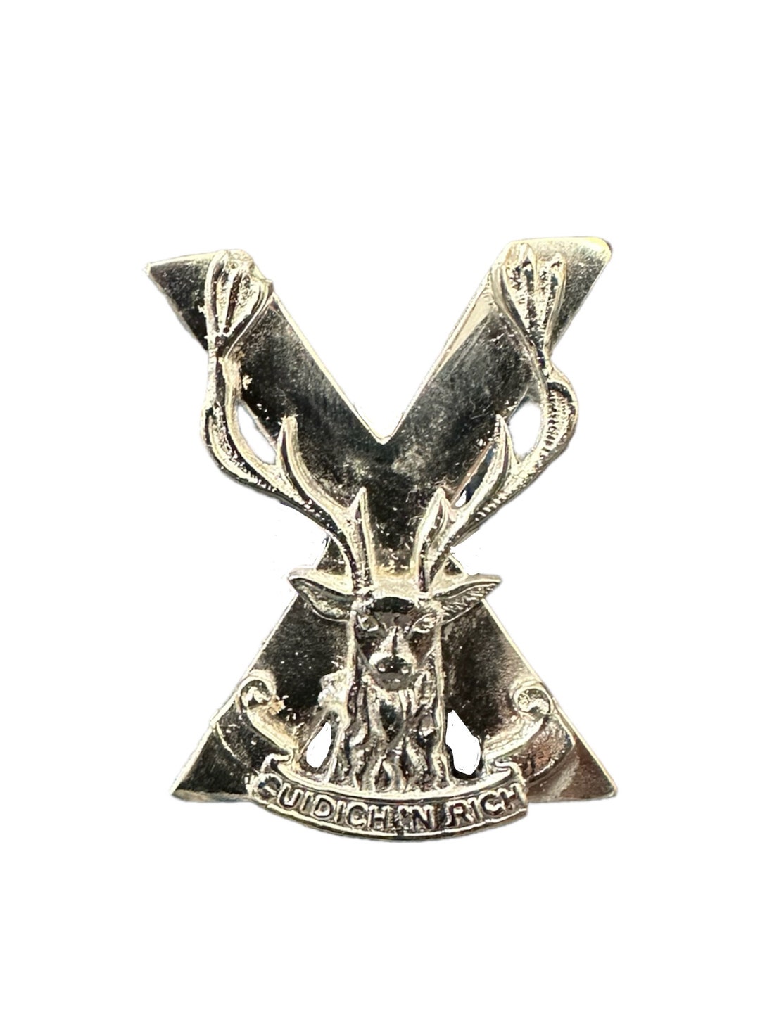 British Military Issue Highland Infantry Brigade Staybright Cap Badge ...
