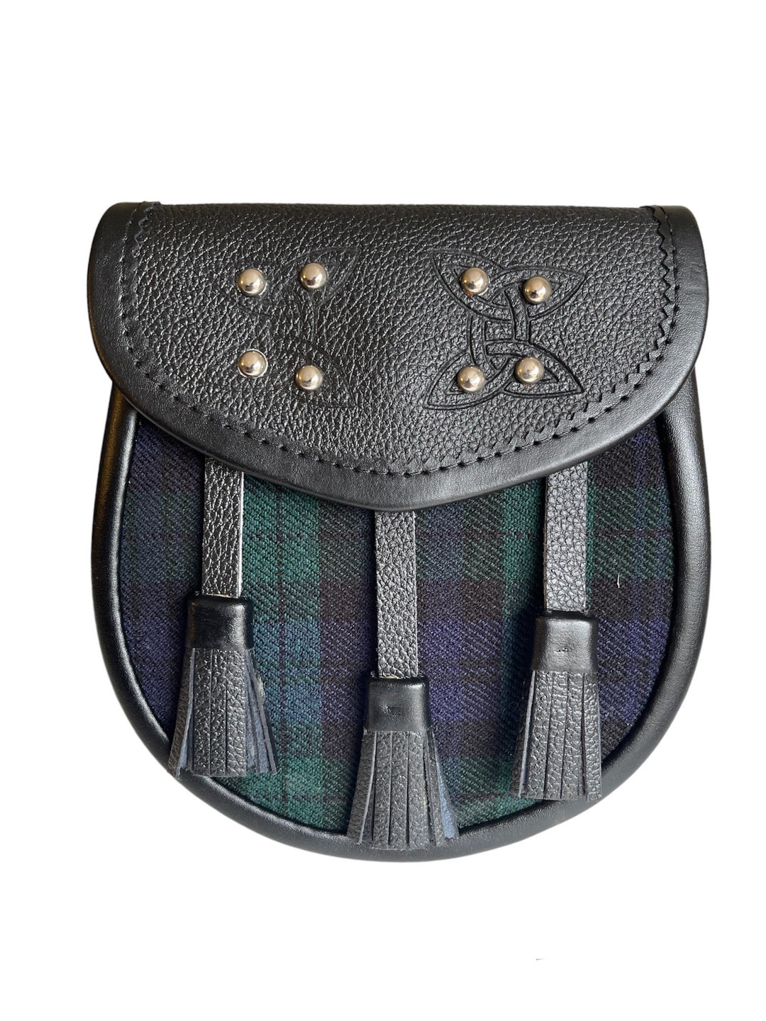 Black Watch Scottish Kilt SPORRAN With Chain Strap - Etsy