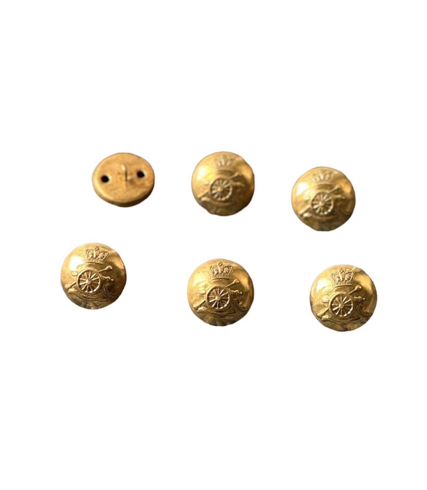 Royal Horse Artillery Uniform Brass Buttons 6 Pieces - Etsy