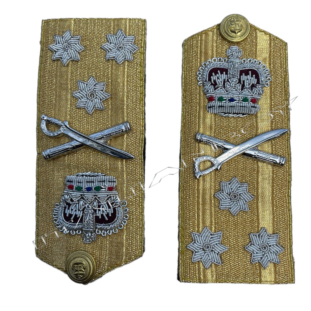 ROYAL NAVY VIC Admiral 3 Star Shoulder Boards - Etsy