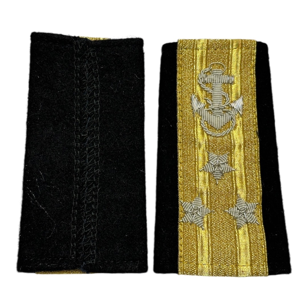 New Us Navy Soft SHOULDER BOARDS 3 Stars ADMIRAL - Etsy