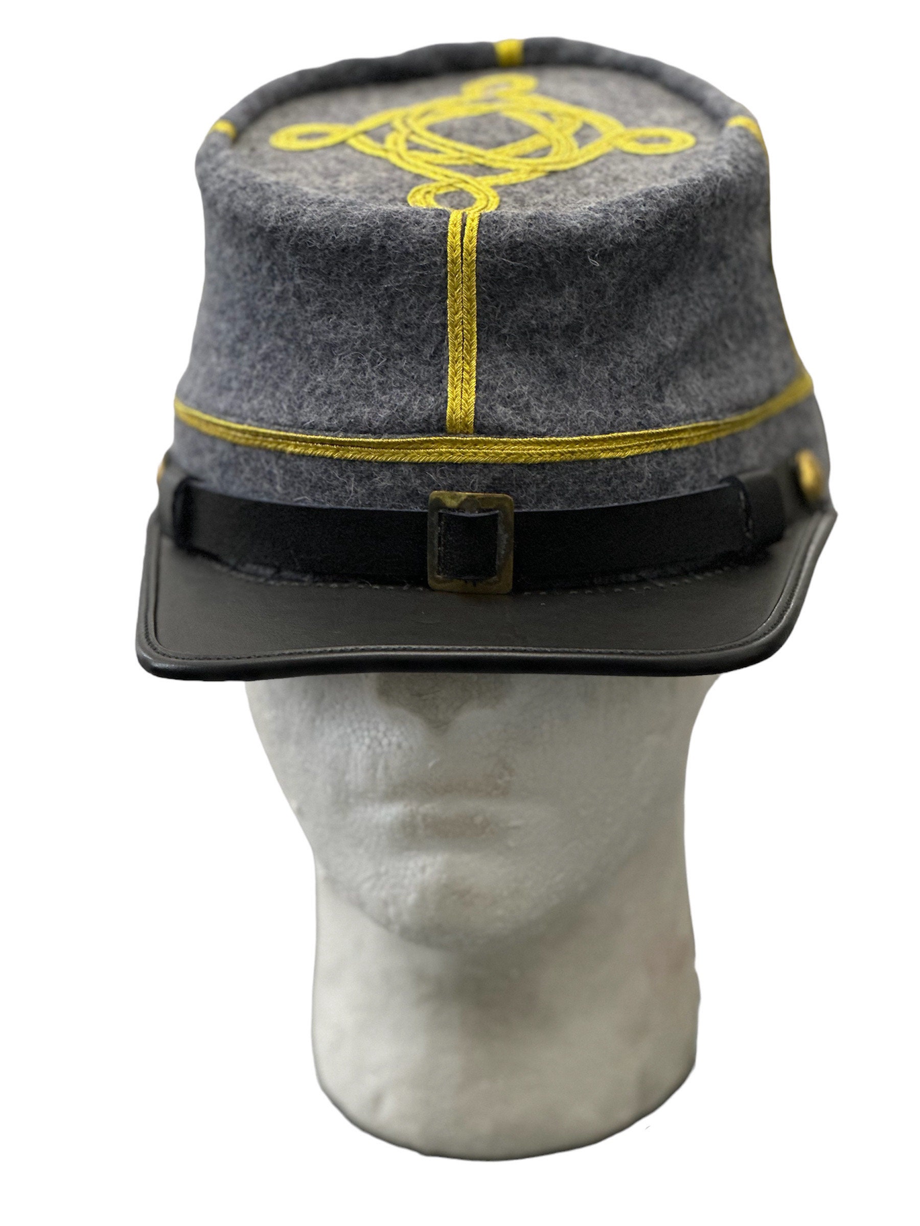 U.S Civil War CS Captains Kepi Hat - Etsy
