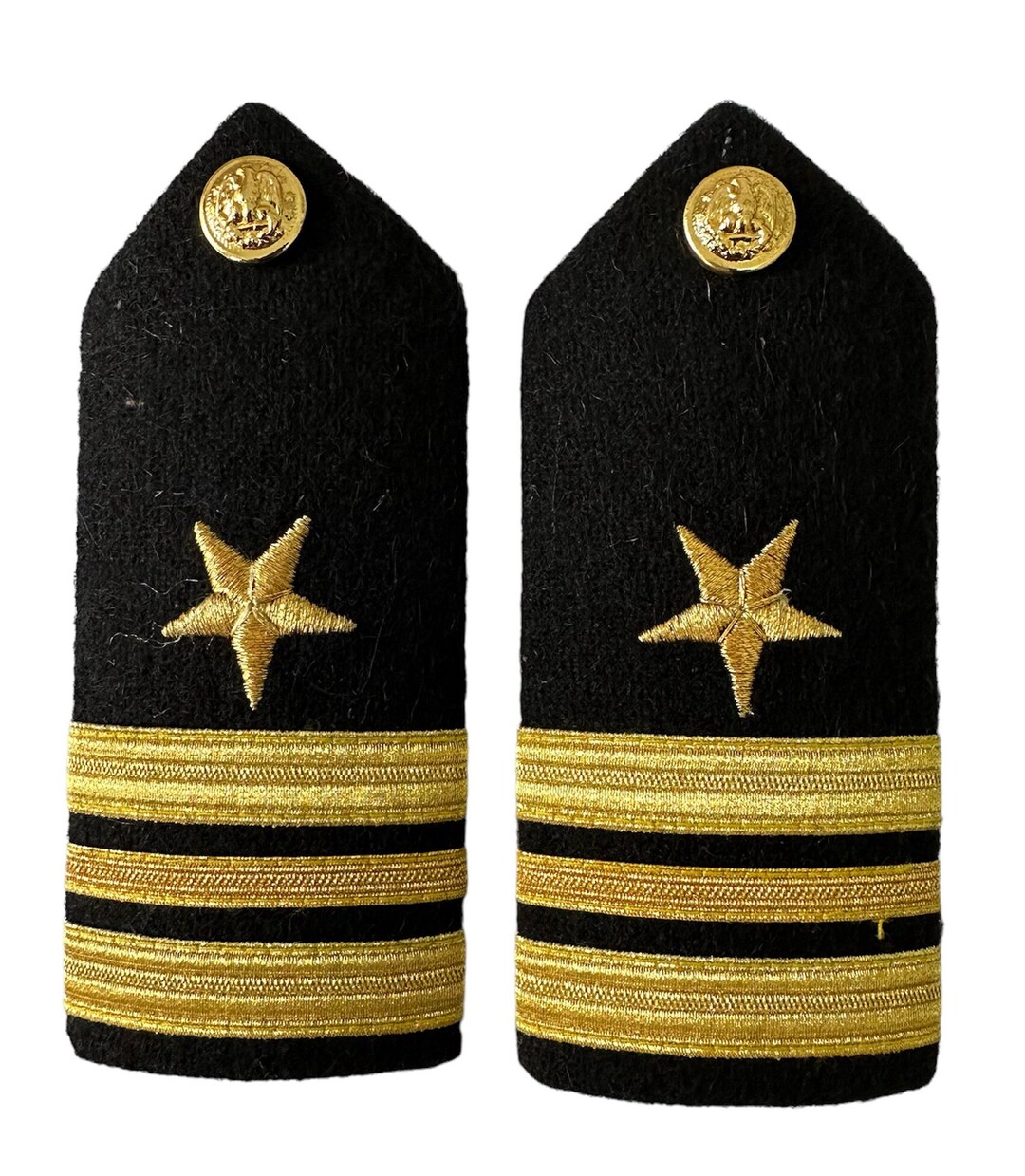 Us Navy Shoulder Boards Hard WW II Lieutenant Commander Pair - Etsy