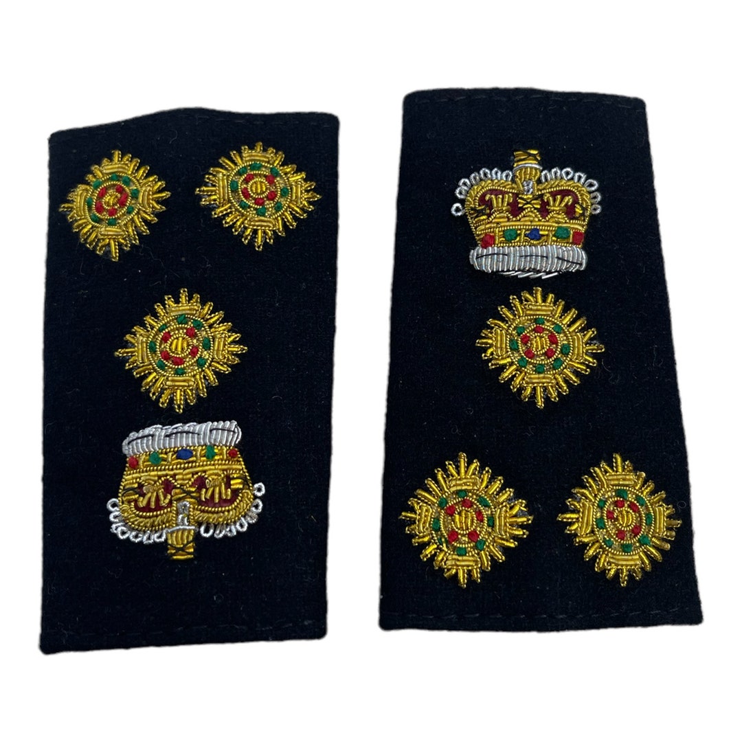 VPD Chief Constable Insignia Shoulder Board Epaulette - Etsy