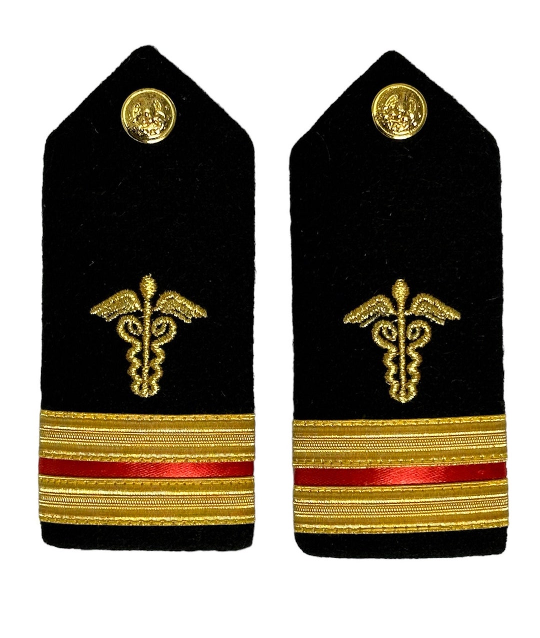 WW2 the US Navy Ensign Medical Corps Surgeon Lieutenant Shoulder Boards ...