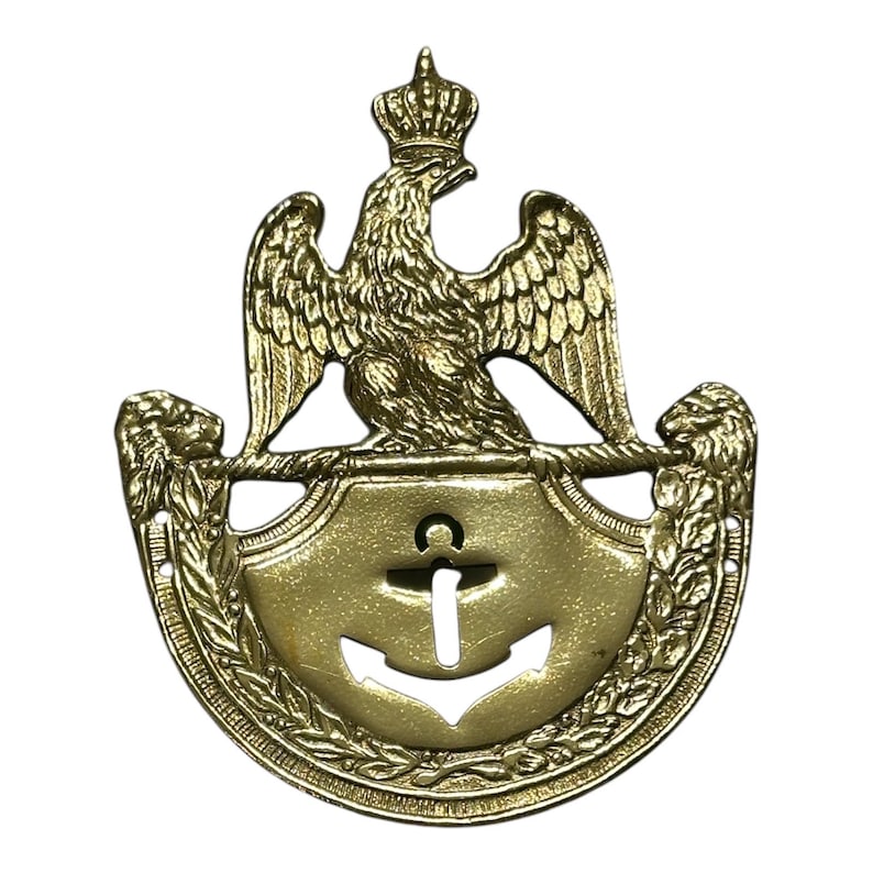 French 1812 Naval Shako Plate - Etsy