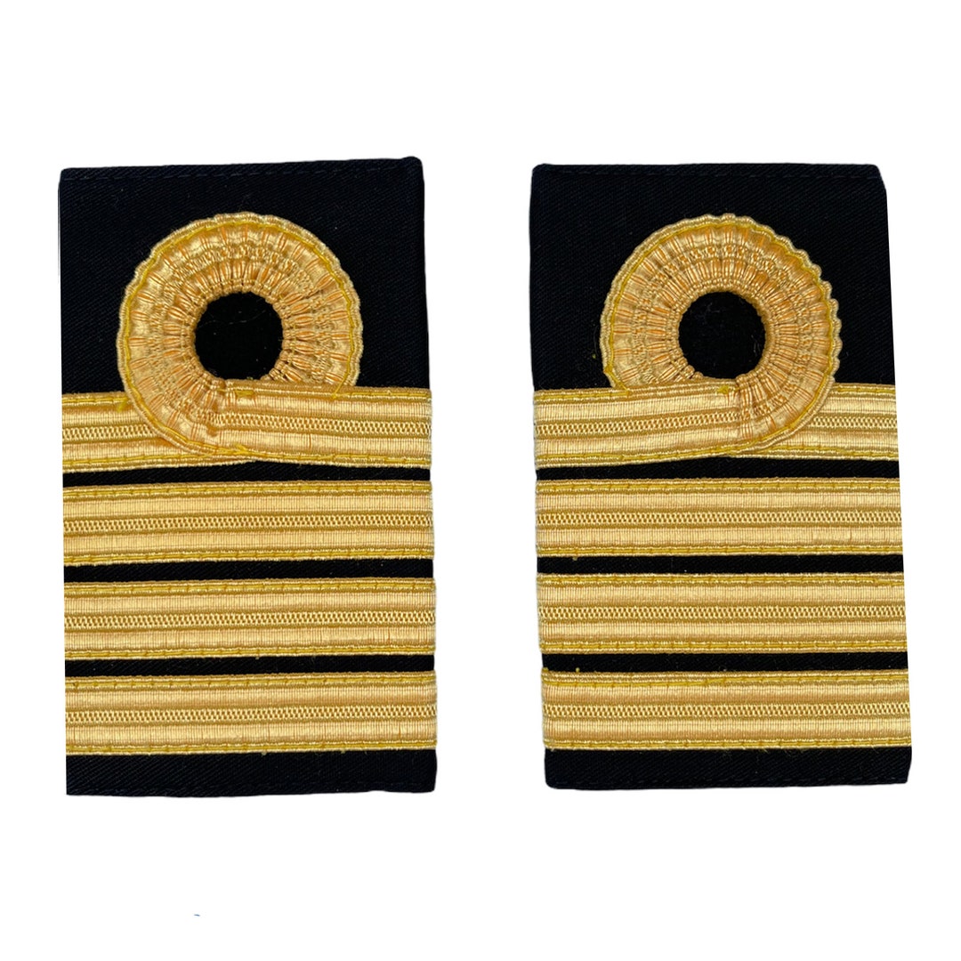 Royal Navy Captain Rank Board Epaulette - Etsy