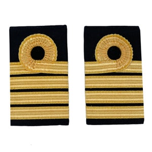 Royal Navy Captain Rank Board Epaulette - Etsy