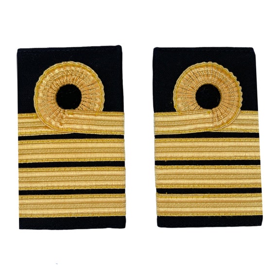 Royal Navy Captain Rank Board Epaulette - Etsy UK