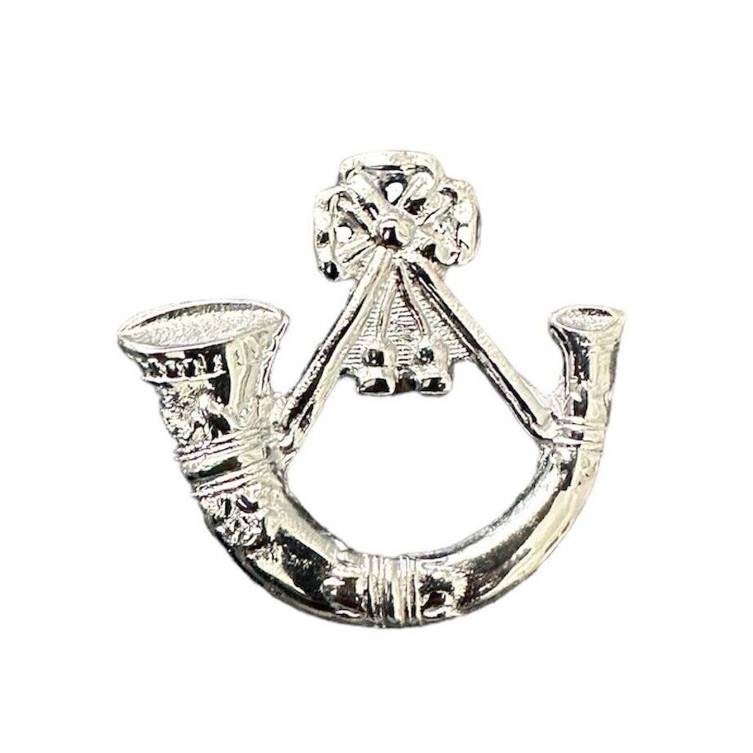 British Light Infantry Bugle Horn Hat/cap Badge - Etsy