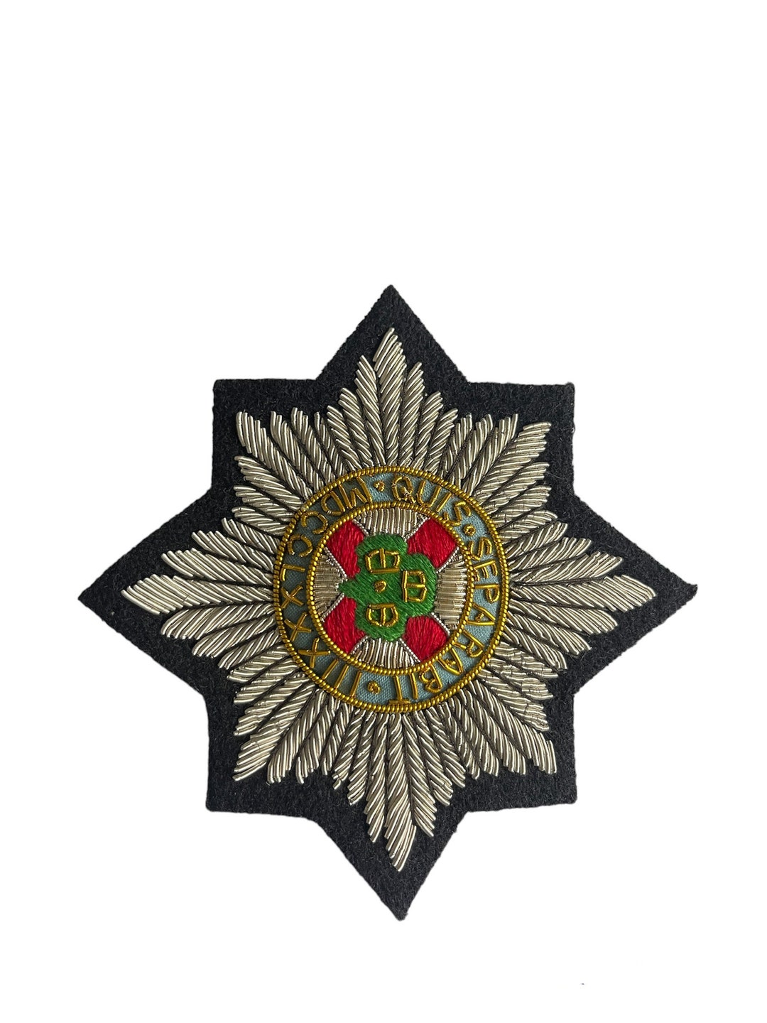 The Irish Guards Hand Embroidered Badge - Etsy