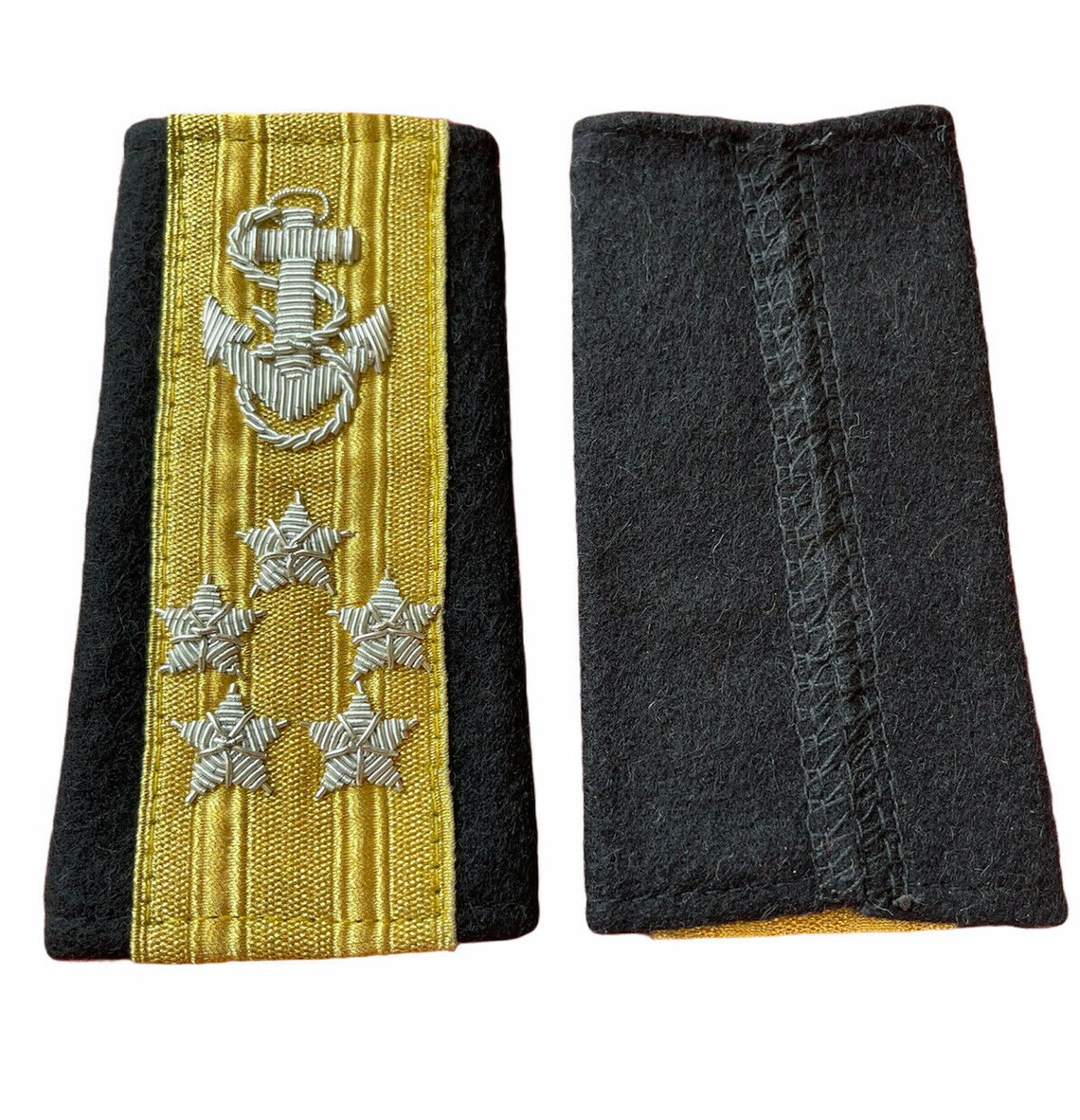 New US Navy Soft SHOULDER BOARDS 5 Stars Admiral Pair - Etsy