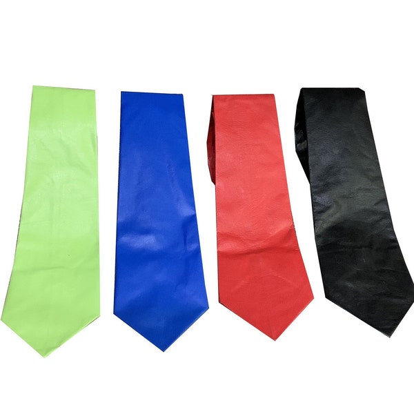 Leather Necktie - Etsy
