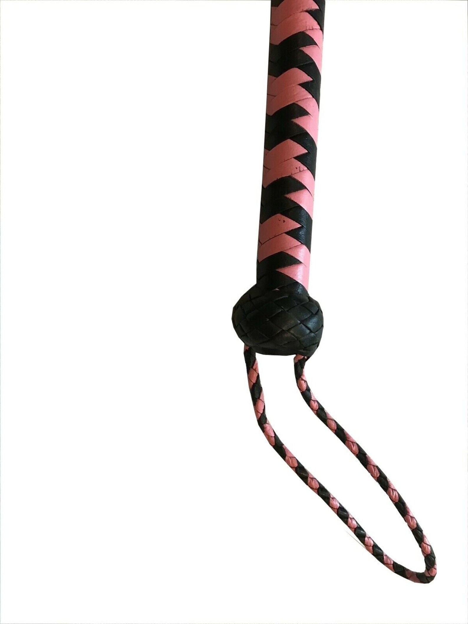 Real Cowhide Leather Flogger Bullwhip Two Sting Tail Whip Pink - Etsy UK