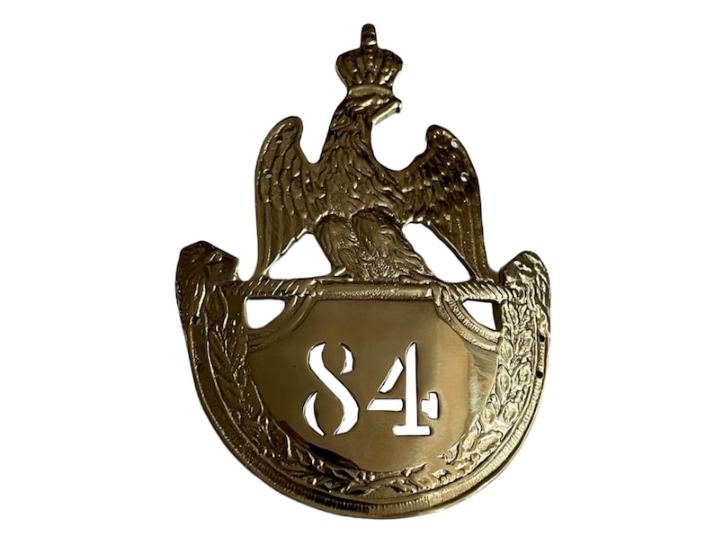 French Napoleonic 84eme Shako Hat Plate - Etsy