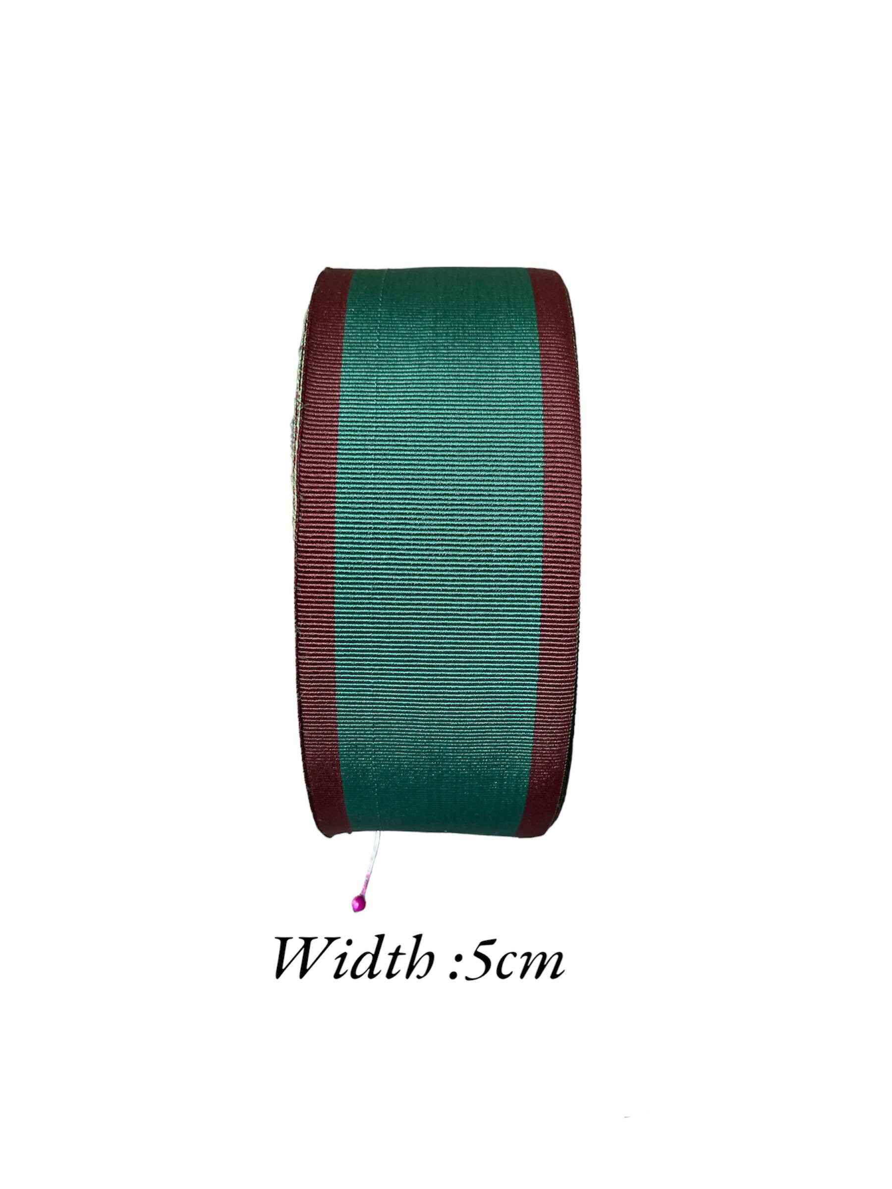 Masonic Regalia Green Ribbon With a Distinguished Burgundy Line Size ...