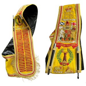 The Gordon Highlanders Baldric Drum Major Sash - Etsy