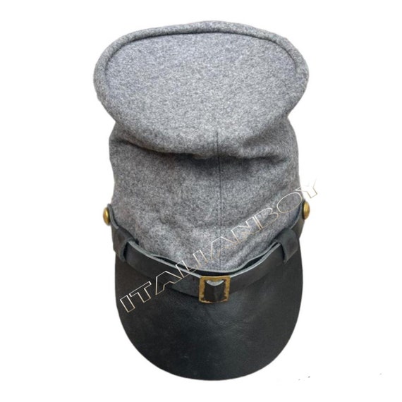 American Civil War Confederate forage Bummer Hat Grey Kepi - Etsy