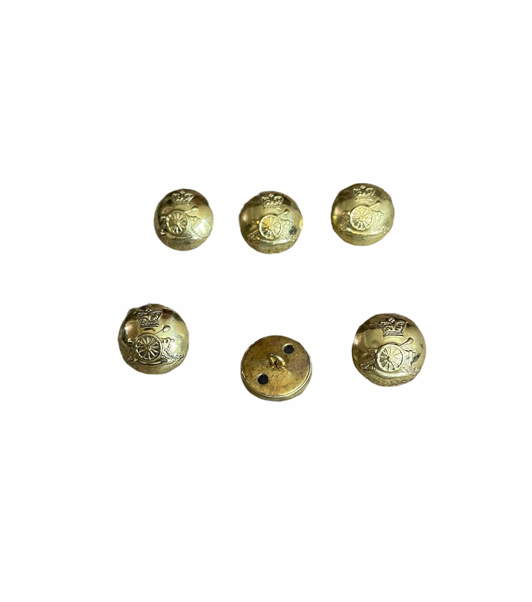 Royal Horse Artillery Uniform Brass Buttons 6 Pieces - Etsy